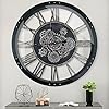 Amazon.com: TOPPTIK 27 Inch Moving Gear Wall Clock, Oversized Wall ...