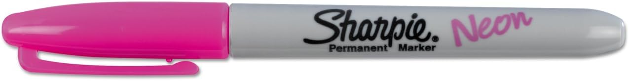 Amazon.com : Sharpie Permanent Markers, Fine Point, 12 Pack Electric ...