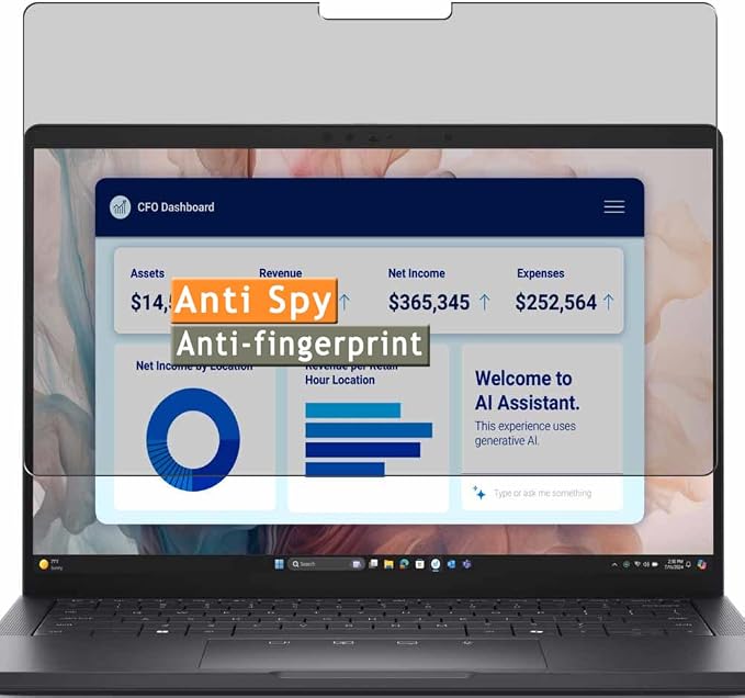 Amazon.com: Vaxson Privacy Screen Protector, compatible with Dell Pro ...