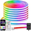 Amazon.com: echosari Neon Rope Lights RGB Color Changing IC, 33Ft LED ...