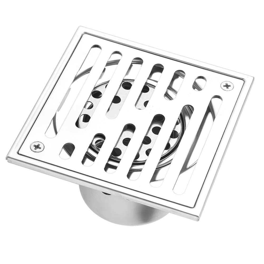 MAKINGTEC Stainless Steel Square Floor Drain, Square Anti-Odor Floor ...