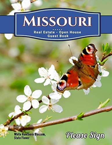Missouri Real Estate Open House Guest Book: Spaces for guests’ names ...
