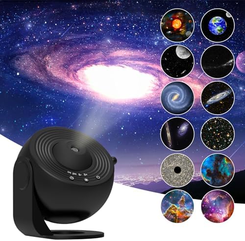 Galaxy Projector, 12 in 1 Planetarium Star Projector Realistic Starry ...