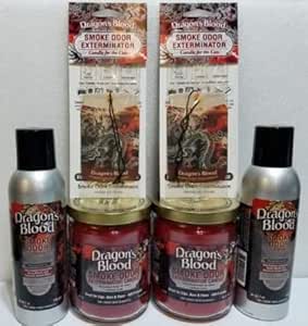 Amazon.com: Smoke odor Exterminator Dragon's Blood, Includes Two 13 oz ...