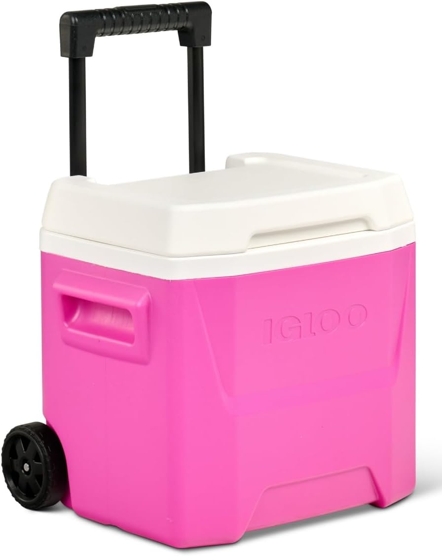 Amazon.com : 16 QT Laguna Ice Chest Cooler with Wheels, Pink : Sports ...
