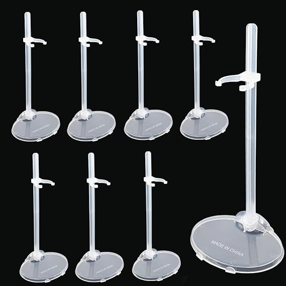 Amazon.com: 10 PCS Doll Stands, Transparent Support Stands for Dolls ...