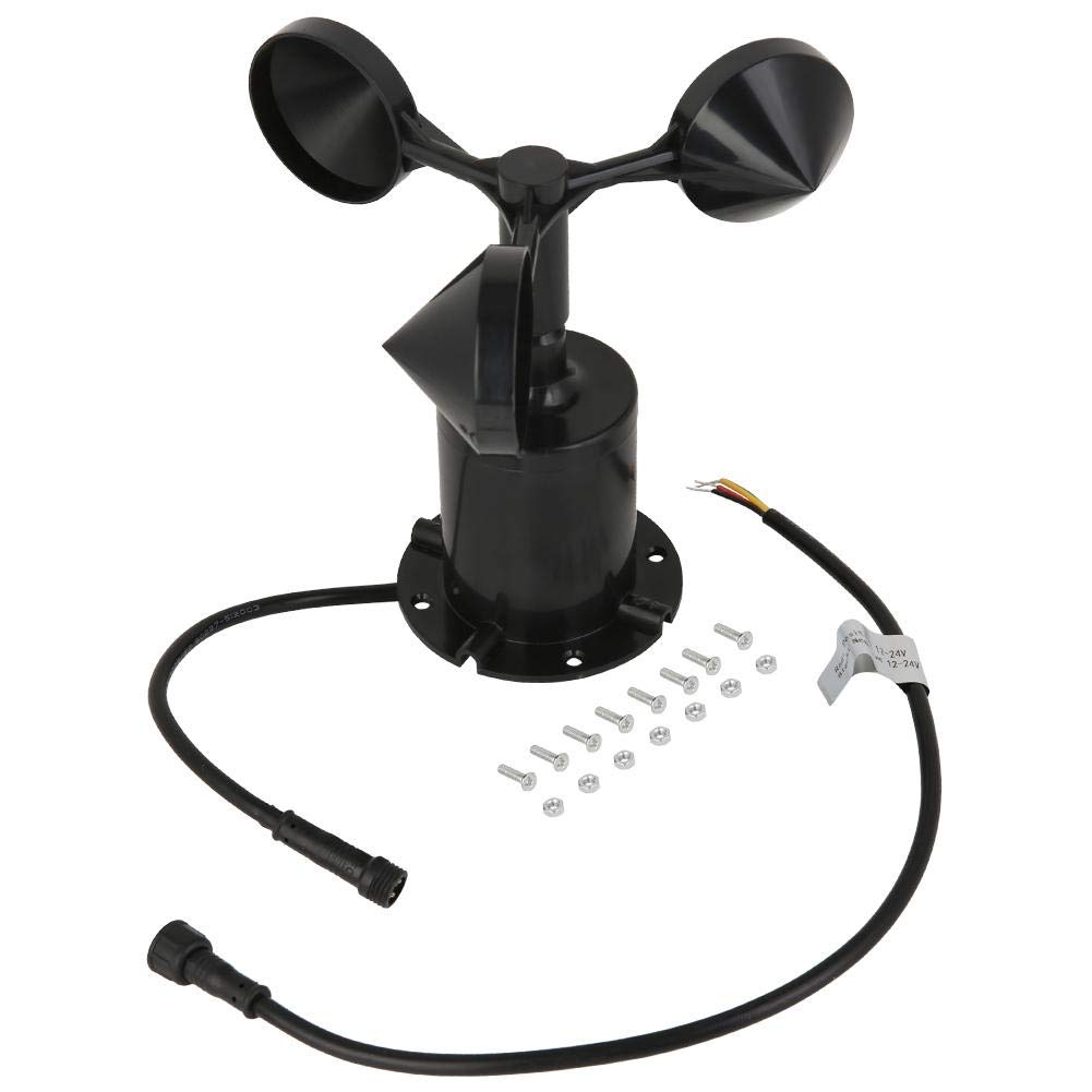 Buy Jeffergarden Rs485 Pulse Signal Output Polycarbonate Wind Speed Sensor Three Cups Anemometer