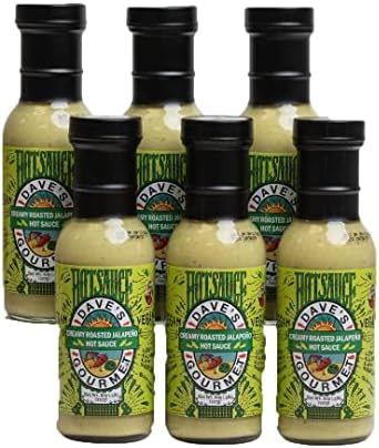 Amazon.com : Dave's Gourmet Creamy Roasted Jalapeno Sauce -Medium Heat For Salads, Dips ...