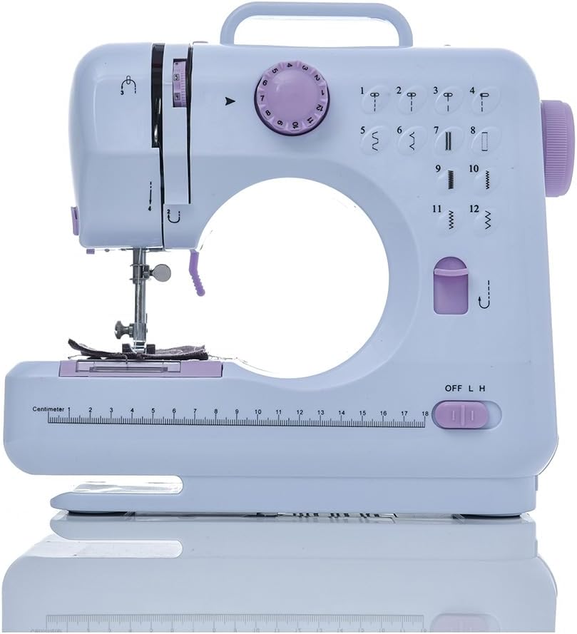 Amazon.com: Abyksy Sewing Machine Portable Electric for Beginners 12 ...