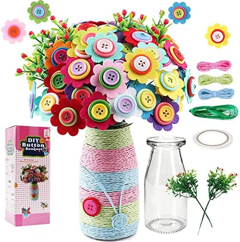 Yosen Flower Craft Kit for Kids Girl, Make Your Own Flower Bouquet with ...