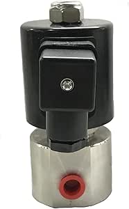 Amazon.com: 100bar 10MPa 2 way water high pressure solenoid valve 1/4 3/8 220V 24V Orifice 2mm ...