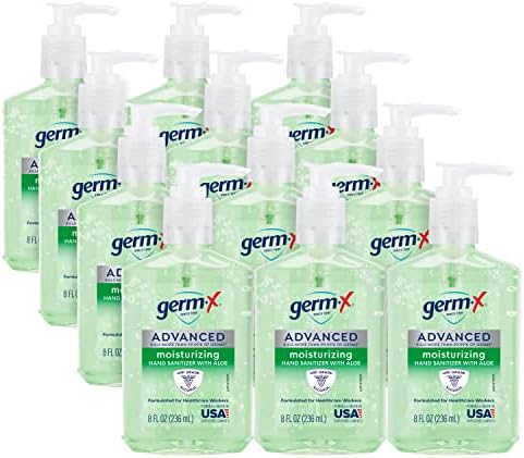 Amazon.com: Germ-X Hand Sanitizer, Original, Pump Bottle, 8 Fluid Ounce ...