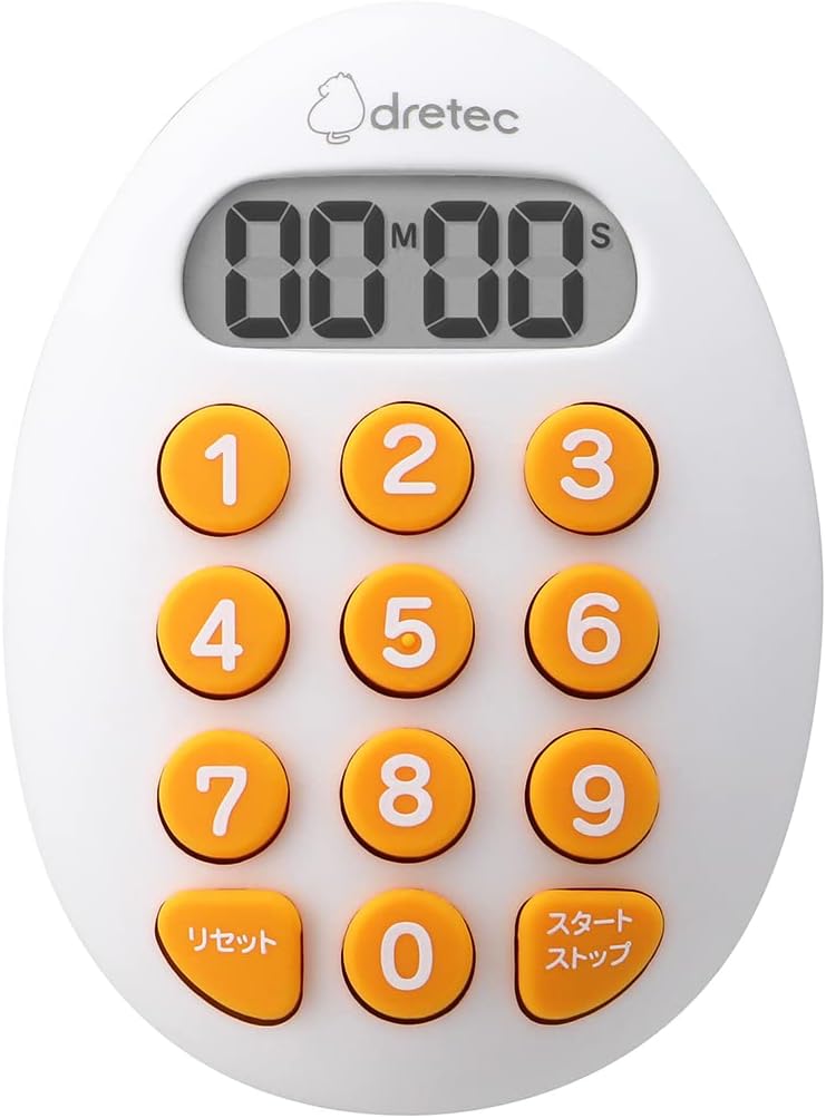 Amazon｜dretec(ドリテック) デジタルタイマー スリムキューブ 消音切替 光 ホワイト T-520WT｜キッチンタイマー オンライン通販