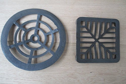 IRONMONGERY WORLD® CAST Iron Gully Grid Driveway Drain Cover Drainage ...
