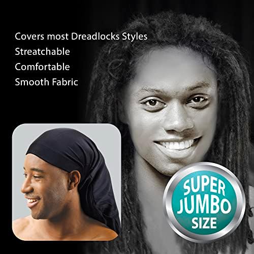 Amazon.com: TITAN Men’s Super Jumbo Spandex Dreadlock Cap, Braids Cap ...