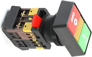Amazon.com: Aexit 600V 10A Switches Green ON Red Off Yellow Indicator ...