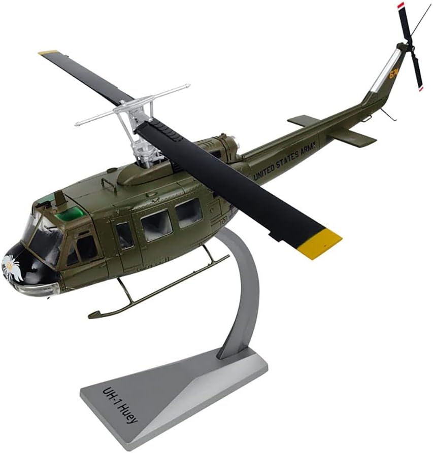 Amazon.com: Lllunimon 1/48 UH-1 Huey Helicopter Model Alloy Die-Casting ...