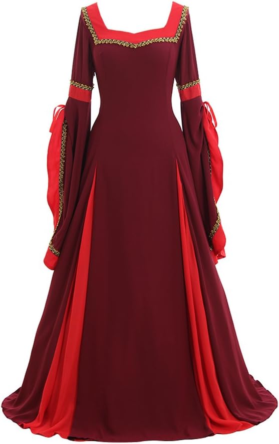 Amazon.com: CosplayDiy Renaissance Dress Women Medieval Costume ...