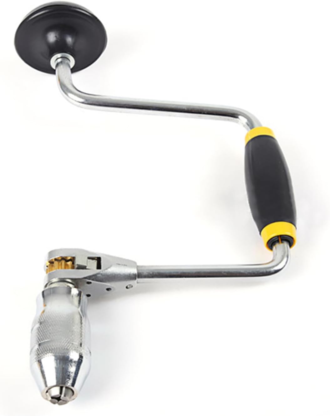 Amazon.com: Carpenters Bit Brace Hand Crank Drill with 4 Jaw Chuck And ...