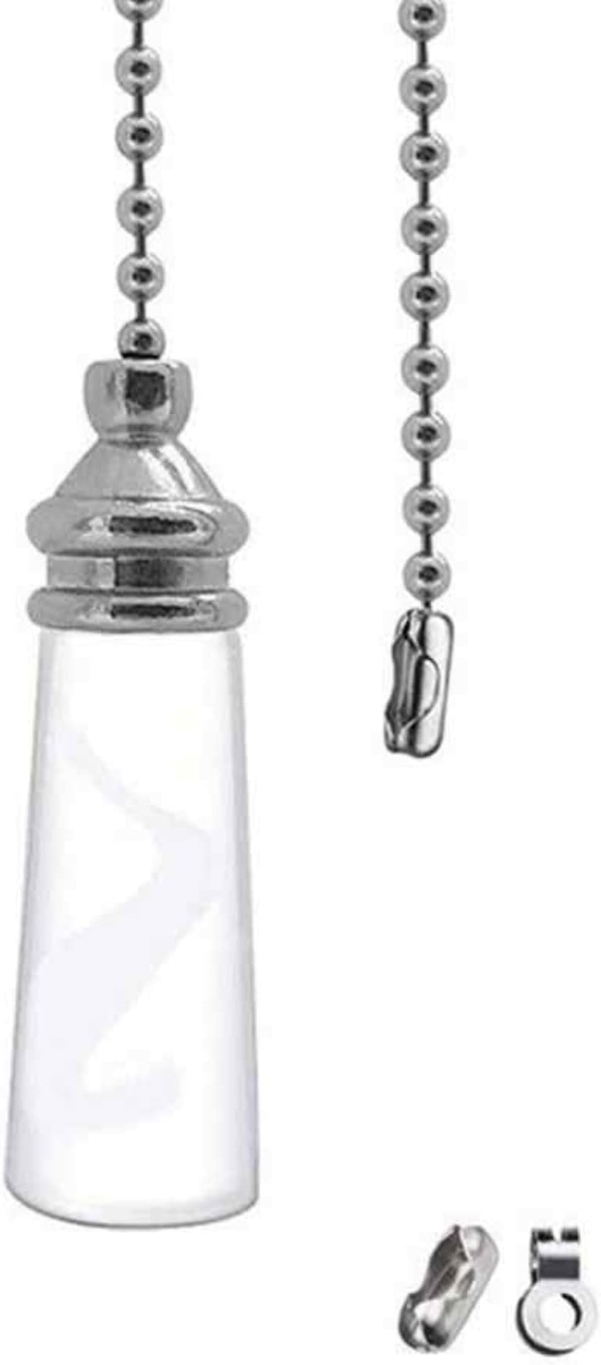 NewZC Light Pull Chain Extension with Ball Chain 100 cm Length Bathroom ...