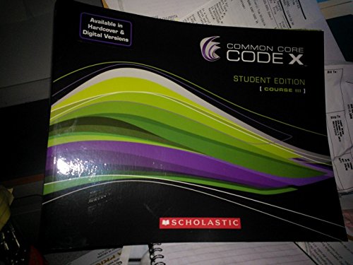 Amazon.com: Common Core Code X Student Edition [Course III ...