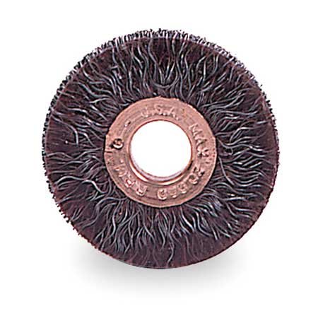 Encapsulated Wire Wheel Wire Brush, Arbor: Power Sander Accessories ...