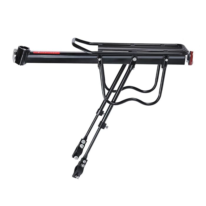 Buy teraysun Bicycle Cargo Rack Aluminum and Gold Rear Bike Rack 110 lb ...