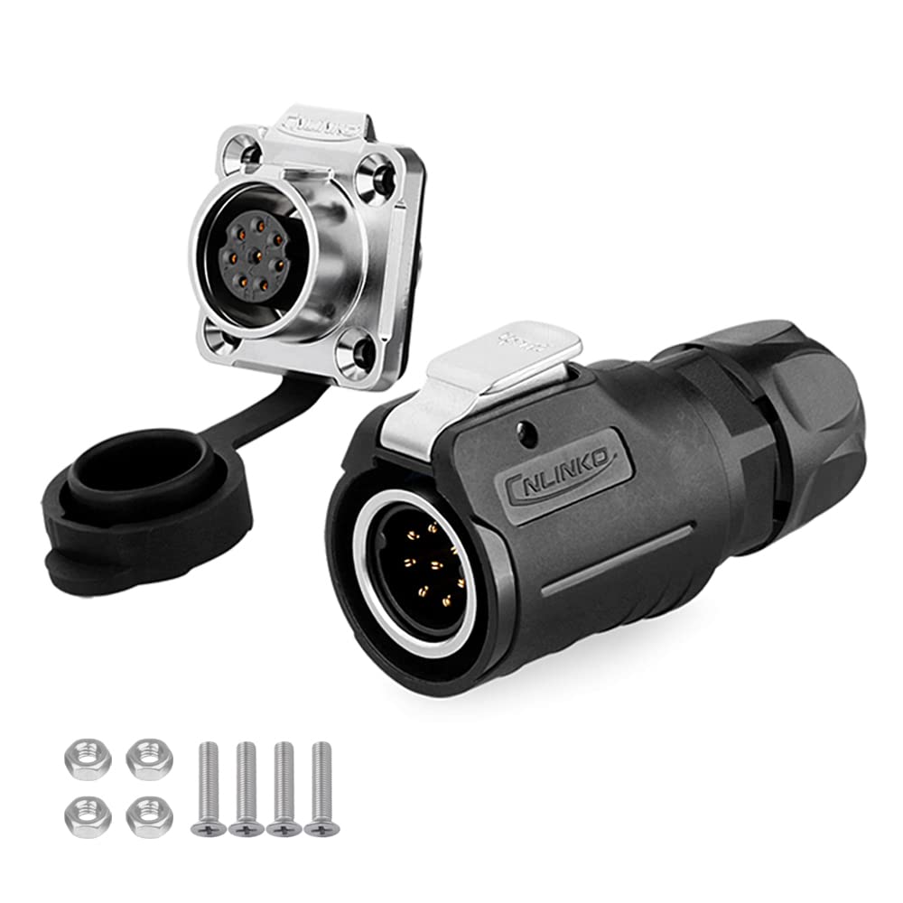 CNLINKO M16 4PIN Waterproof Outdoor Power Connector Kosovo | Ubuy