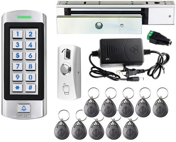 Amazon.com: Stainless Waterproof Door Access Control System Kit, 300kg ...
