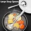Amazon.com: Qualizon 18/8 Stainless Steel Mini Ladle - Deep Soup Spoon ...