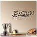 Amazon.com: Brothers Best Buddies Wall Decal Sticker Art Home Décor ...