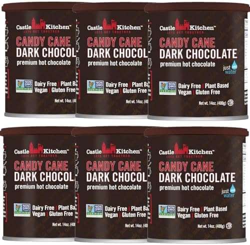 Amazon.com : Castle Kitchen Candycane Hot Chocolate (6 Pack, 14oz Ea ...
