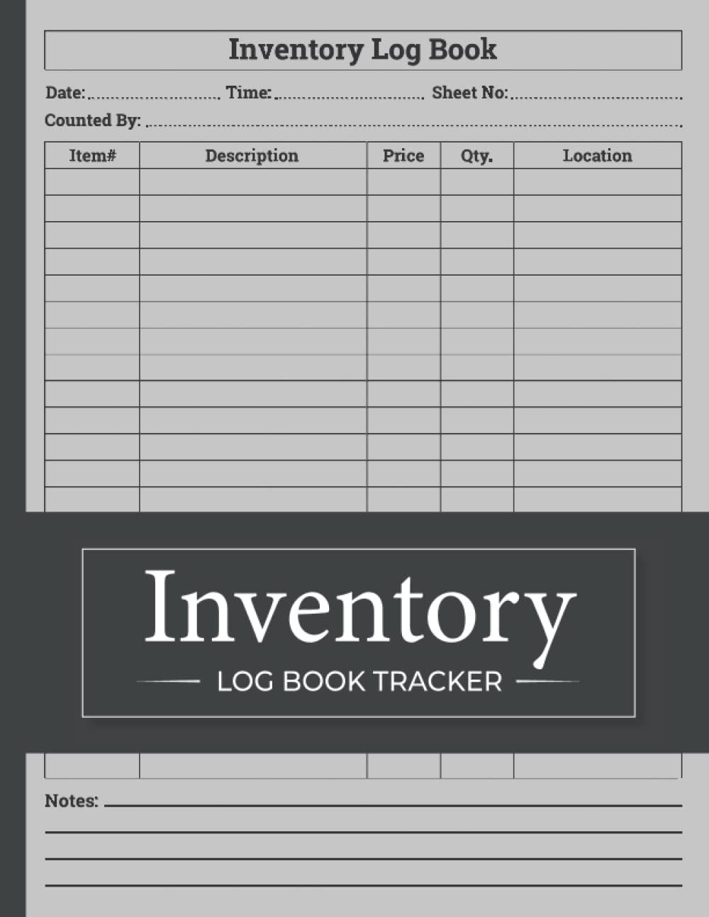 Inventory Log Book Tracker: Daily Inventory Tracker for Small Business ...