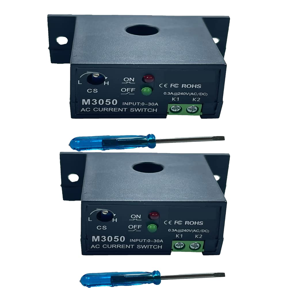 Snapklik.com : 2Pack Current Sensing Relay AC Current Sensing Switch 0 ...
