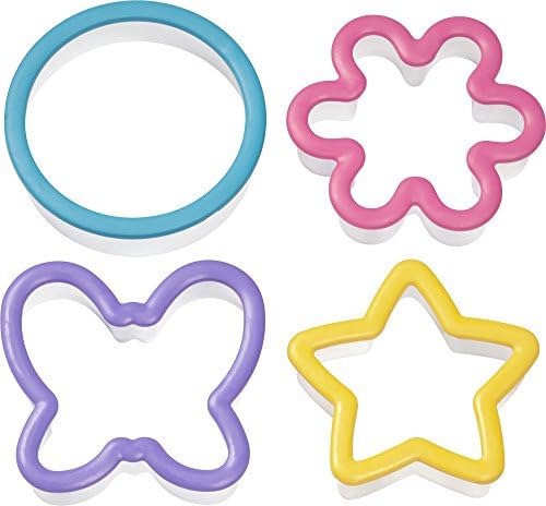 Amazon.com: Wilton 4-Piece Comfort Grip Cookie Cutter Set, Assorted ...