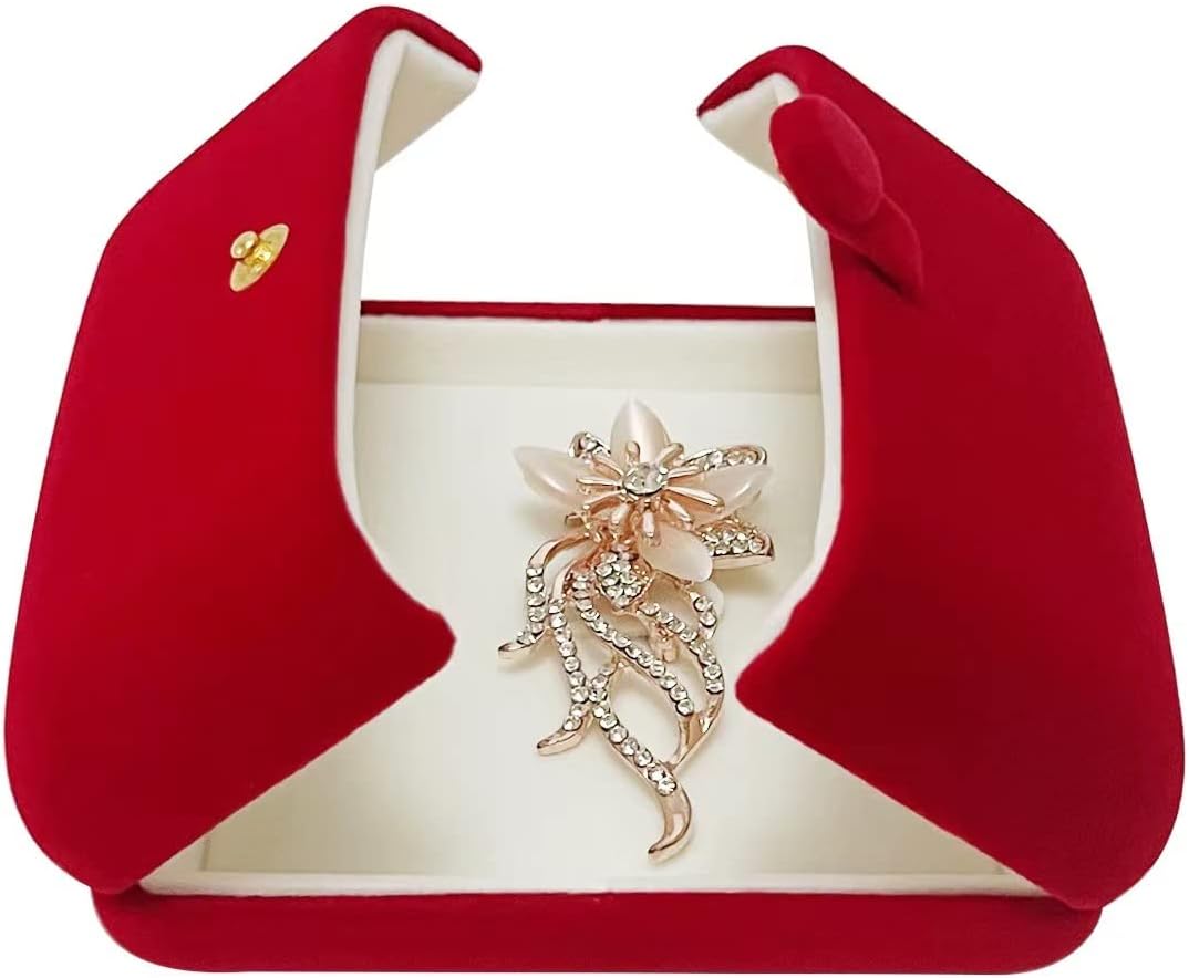 Amazon.com: Svea Display Premium Grade Classic Red Velvet Jewelry ...