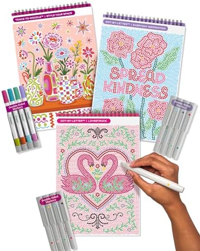 Amazon.com: Lifelines FlowArt Activity Pads, 3- Pack - Guided Dot ...