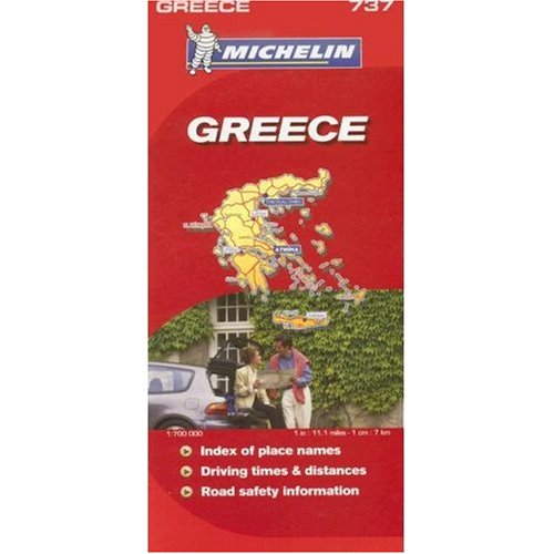 Michelin Map No. 737 Greece, Scale 1:700,000 (French Edition) : Amazon ...