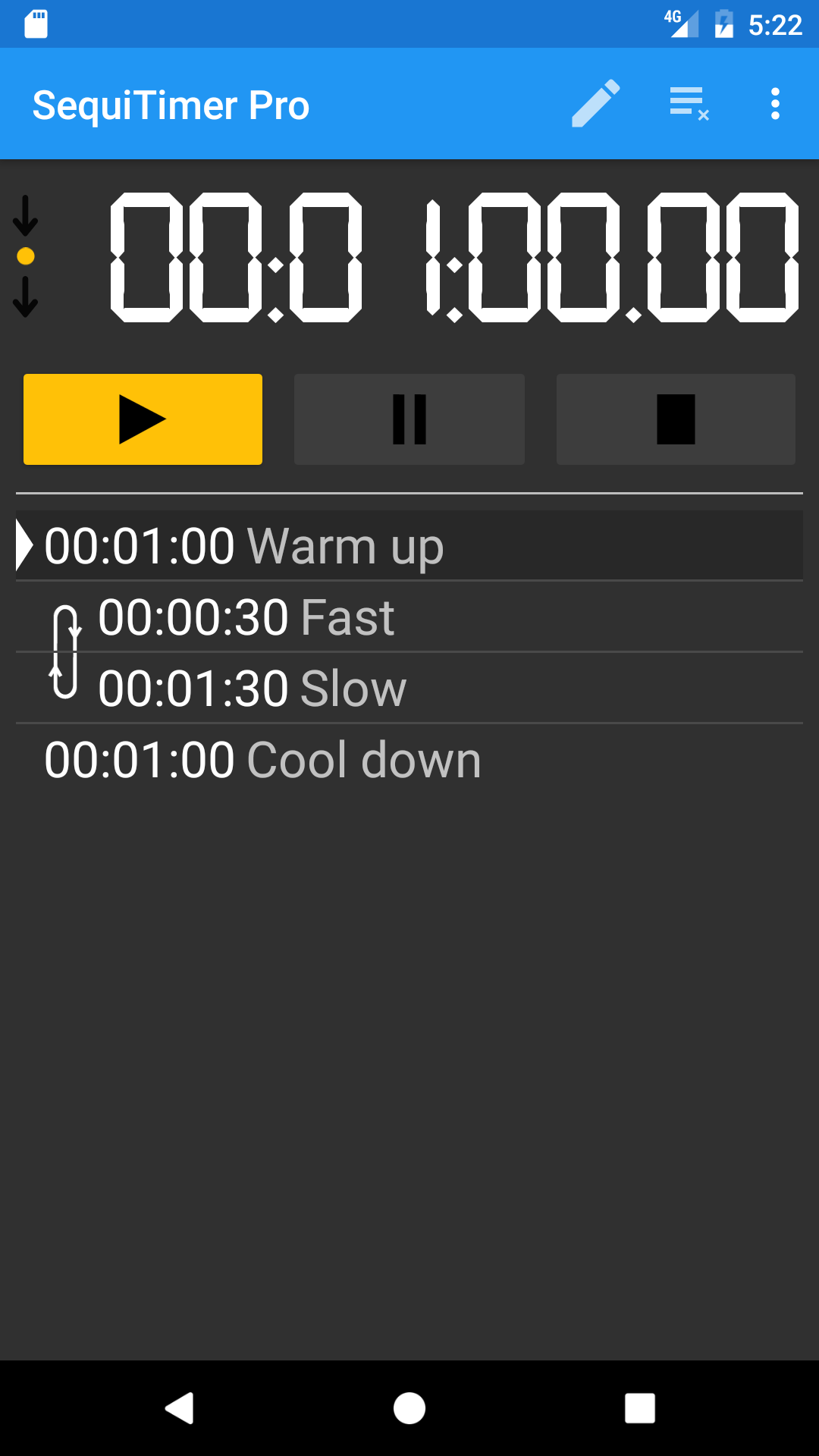 SequiTimer Pro - universal, simple and reliable interval timer - App on Amazon Appstore