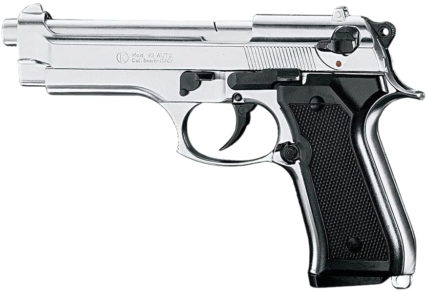 Pistola Bruni a salve 92 inox calibro 8 mm : Amazon.it: Sport e tempo ...