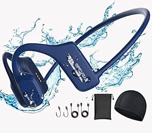 Bone Conduction Waterproof Bluetooth Headphones Ultralight Swimming ...