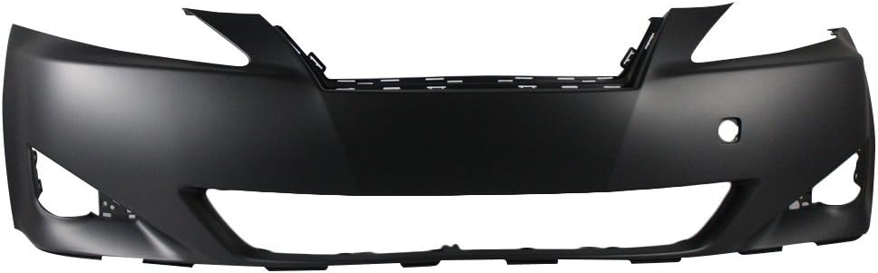 Amazon.com: Titanium Plus Autoparts Primed Black Front Bumper Cover ...