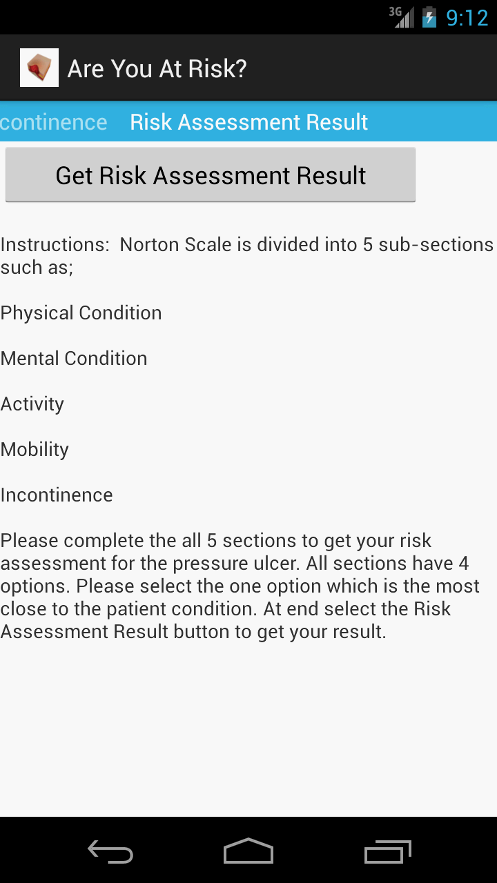 Norton Scale 4 Pressure Ulcer/Bed Sores: app su Amazon Appstore