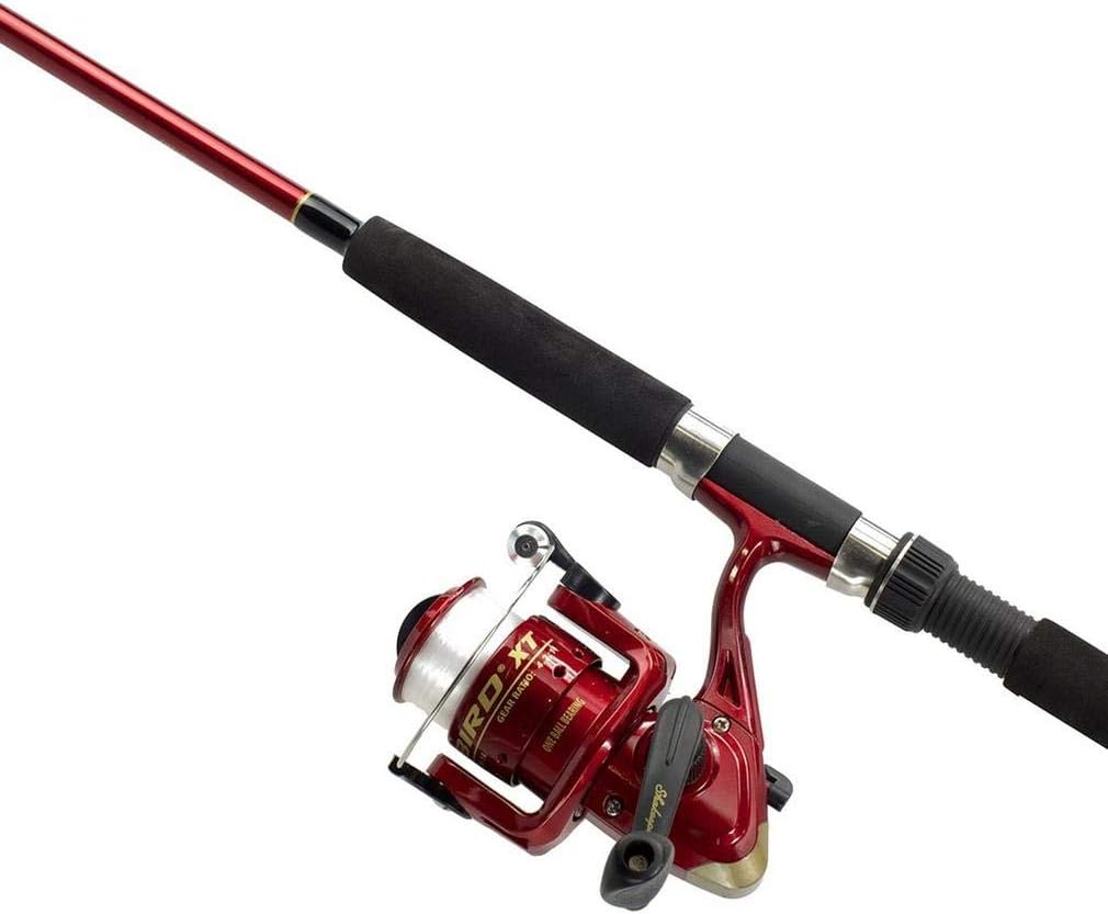 SHAKESPEARE Firebird Rod & Reel Combo, Black/Silver, One Size : Amazon ...