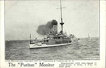 The Puritan Monitor Navy Original Antique Postcard at Amazon's ...