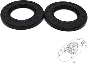 Amazon.com: Set of 2 Pcs Triple Lip Seal For Polaris Replace oem ...
