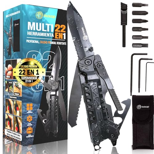 Ololop Navaja Multiusos 22 en 1 Supervivencia Táctica Opiniones: ¿La ...