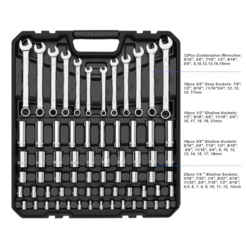Snapklik.com : Prostormer 240-Piece Mechanics Hand Tool Set, General ...