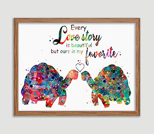 Cute Turtles In Love