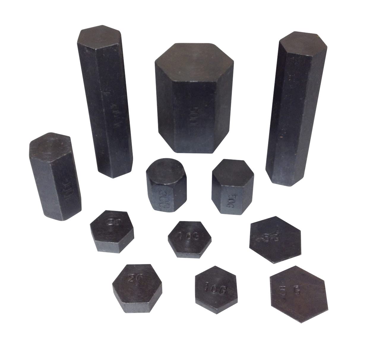 United Scientific Supplies WHSETM-F Hexagonal Weight Set, Metric ...